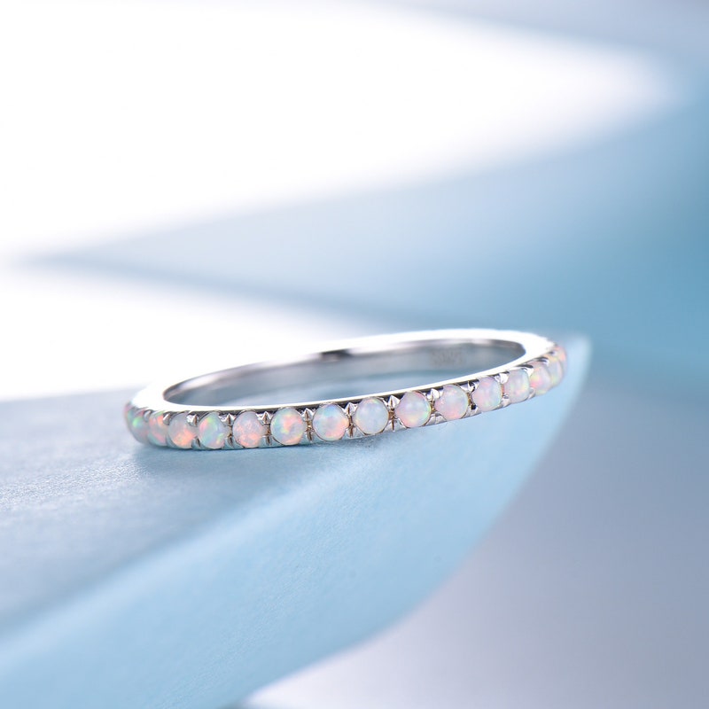 Thin Opal Ring - Etsy