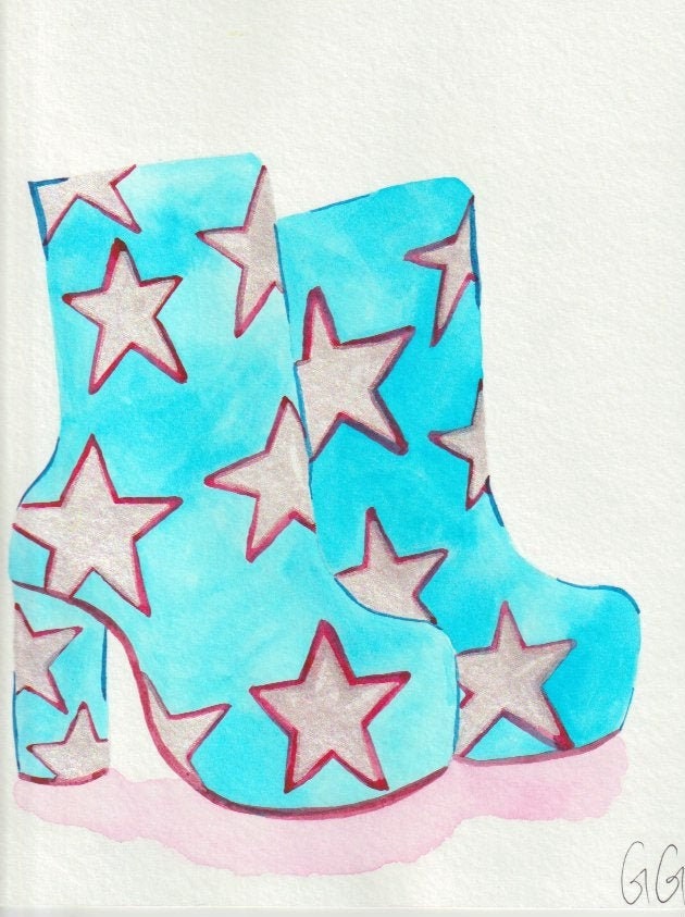 Star Boots - Etsy