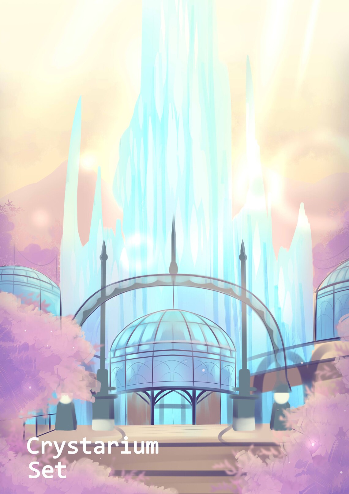 FFXIV Crystarium Print and Sticker Set - Etsy