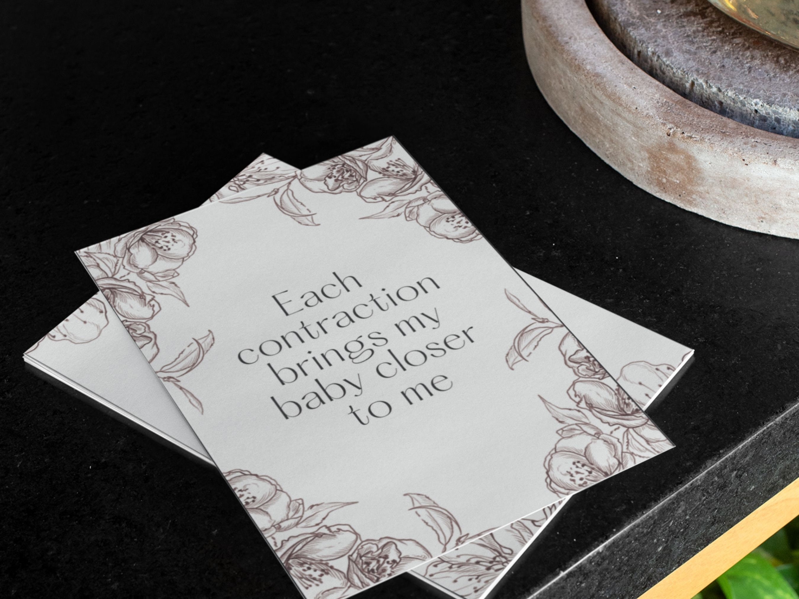 Birth Affirmation Cards 40 Printable Birth Affirmation Cards - Etsy
