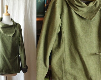 Moss Green Coat | Etsy