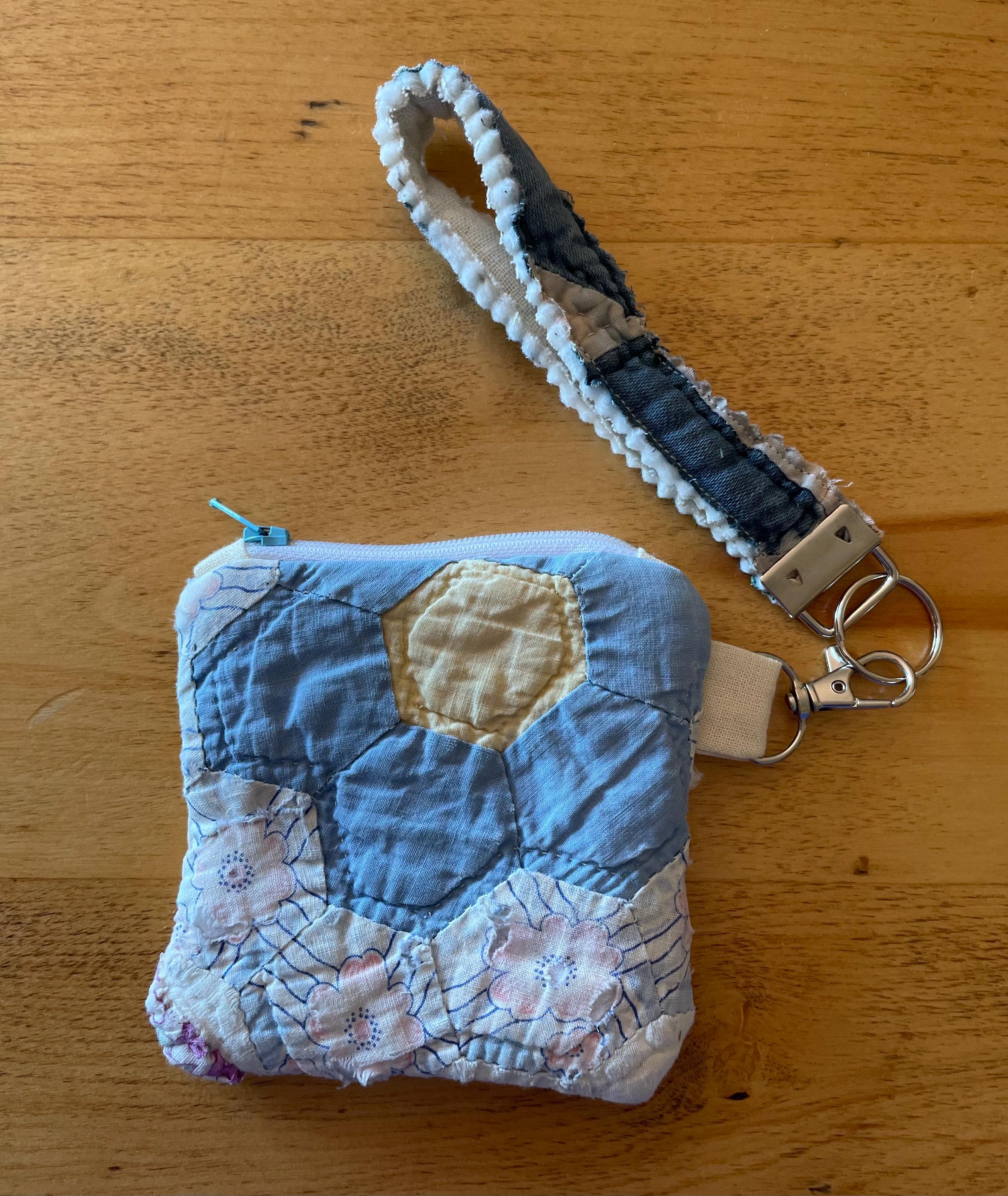 Key Fob With Small Zip Purse - Etsy