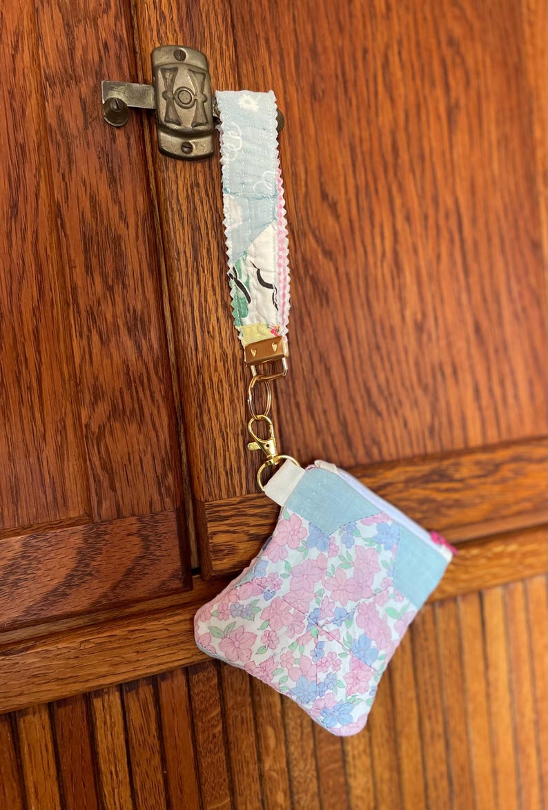 Key Fob With Small Zip Purse - Etsy