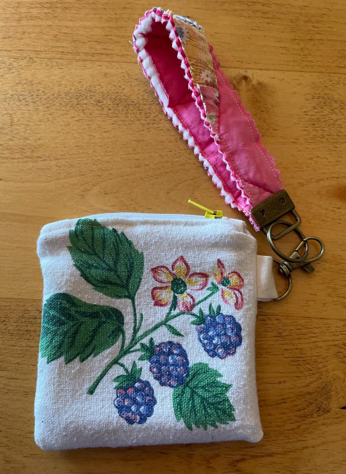 Key Fob With Small Zip Purse - Etsy