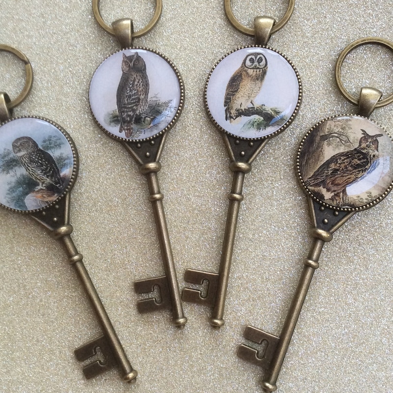 Owl Key Fob - Etsy