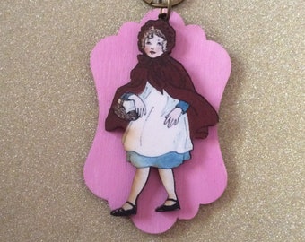 Red Hood Keychain - Etsy