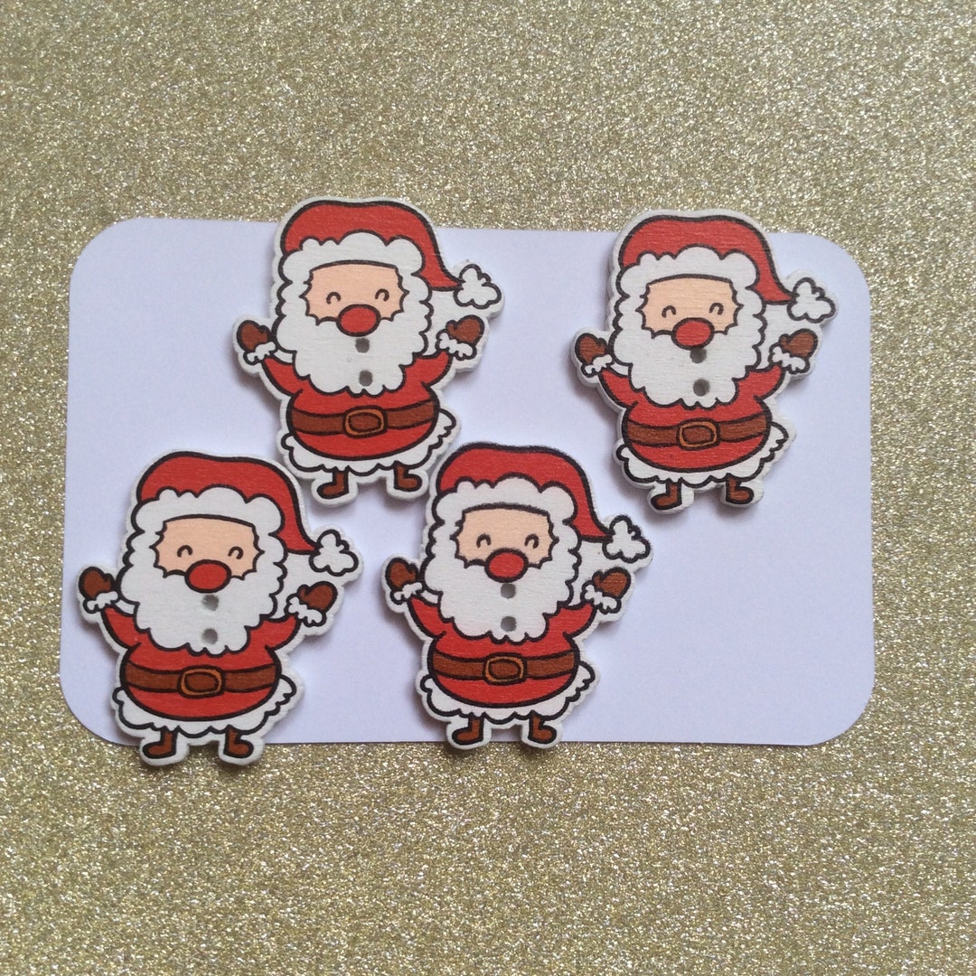 Santa Fridge Magnets /christmas Magnets /santa Magnets/christmas Fridge ...