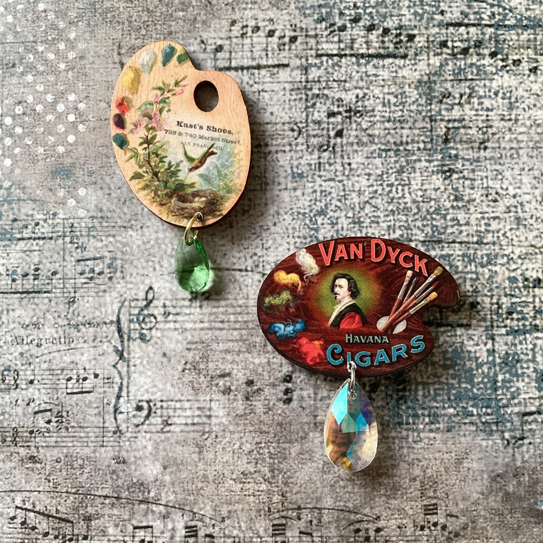 Statement Miniature Palette Pin,palette Badge ,palette Brooch,artist ...
