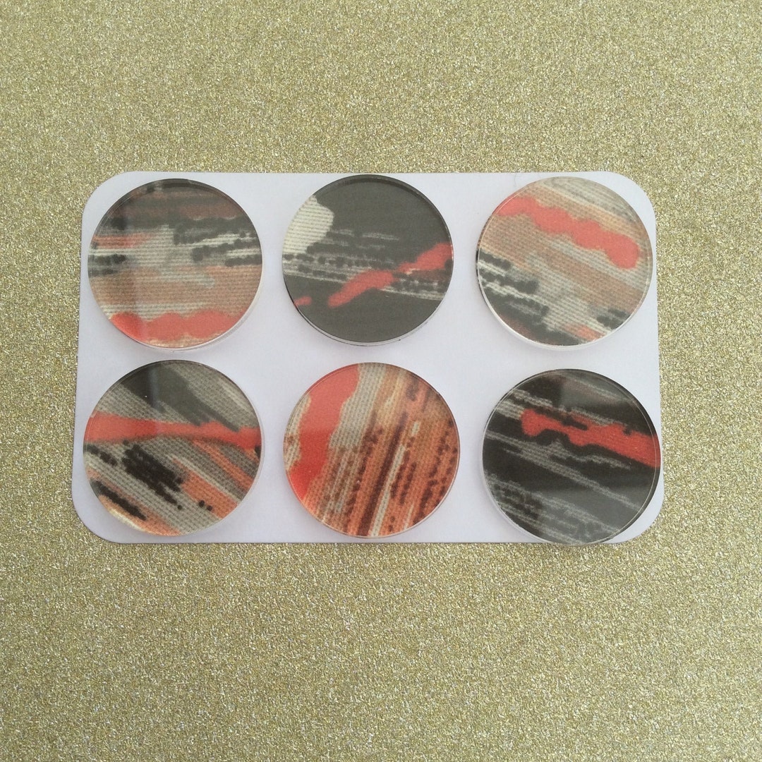 Inky Fridge Magnets /memo Board Magnets /ink Splatter Magnets/boho ...