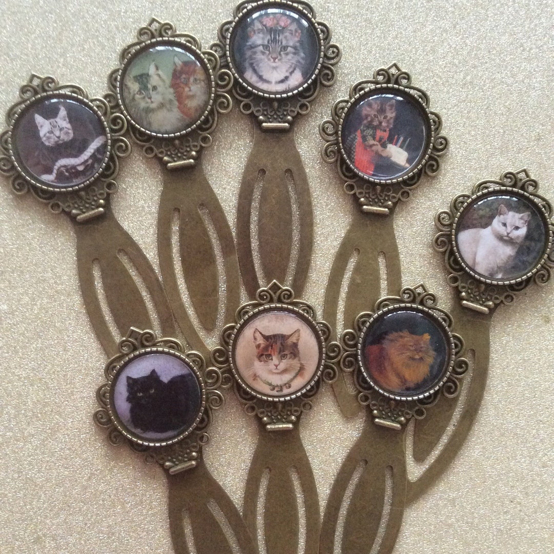 Cat Bookmark,black Cat Bookmark,white Cat Bookmark,ginger Cat Bookmark ...