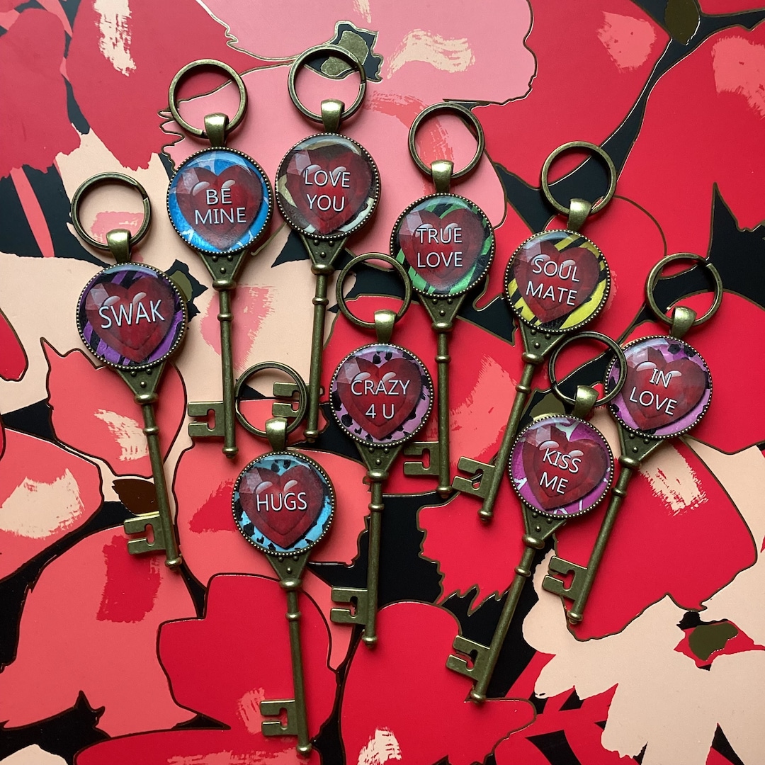 Valentines Gift Idea,valentines Keychain,i Love You, Valentines for Him ...