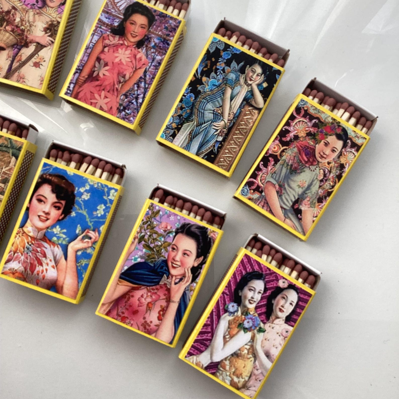 Vintage Chinese Lady Matchbox Collections,matchbox Lover Gifts ...