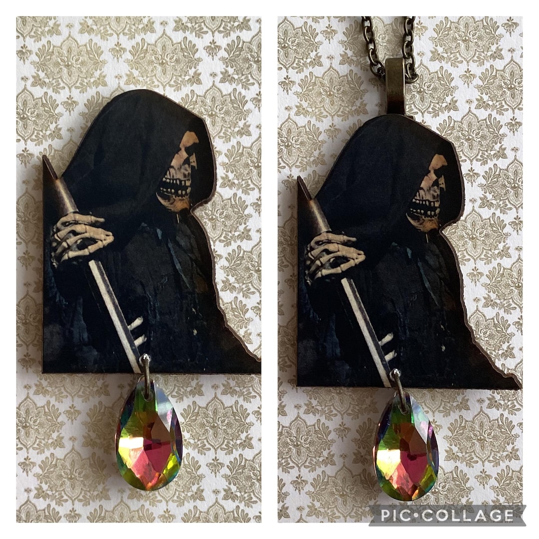 Grim Reaper Pin, Grim Reaper Badge ,grim Reaper Brooch, Grim Reaper ...