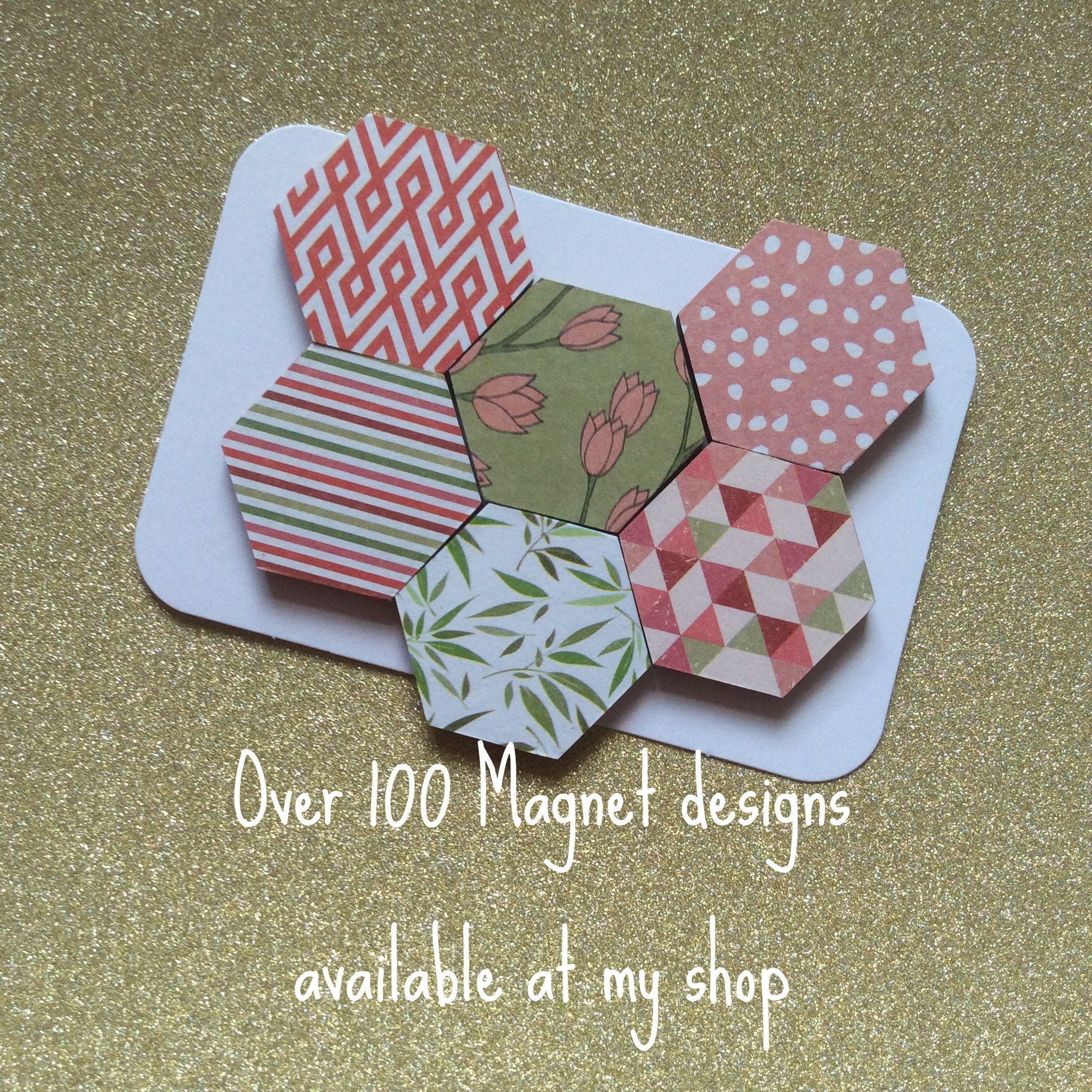 Magnets /Memo Board Magnets/Geometric MagnetsFloral | Etsy