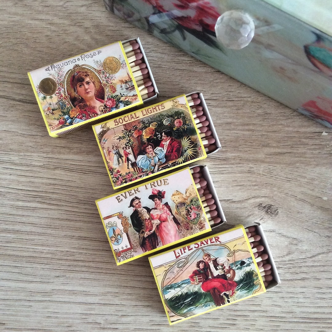 Vintage Match Boxes - Etsy