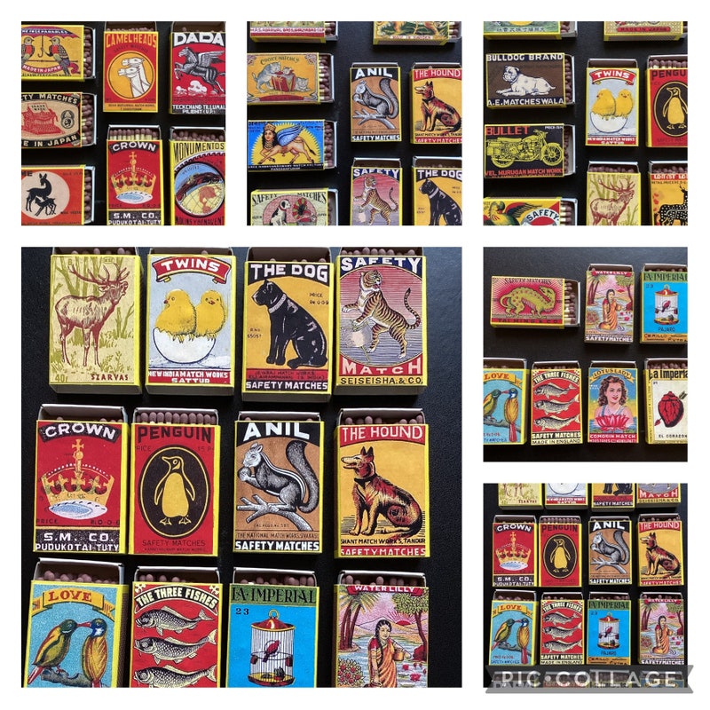 Small Antique Match Box - Etsy