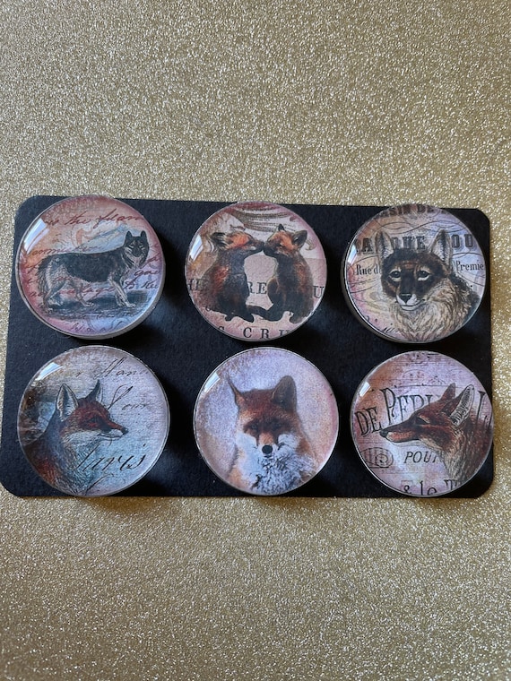 Fox Fridge Magnets /fox Planner Magnets/gifts for Fox - Etsy