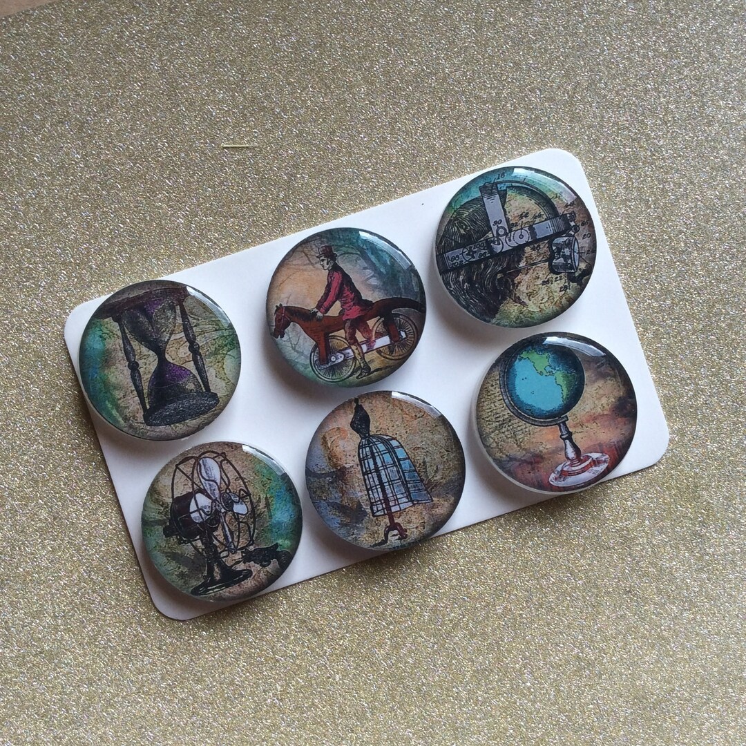 Steampunk Magnets,steampunk Fridge Magnets, Steampunk Gift Ideas ...