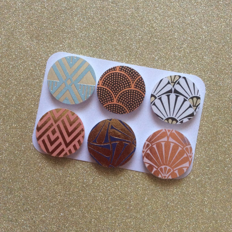 Boho Fridge Magnets /Memo Board Magnets/Magnets /Art Deco | Etsy