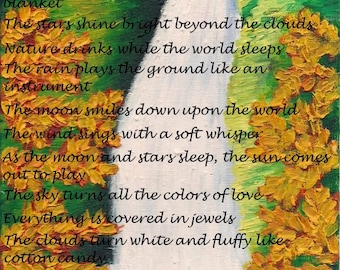 Original Poem - Etsy UK