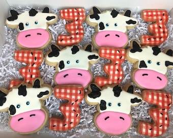 Cow cookies | Etsy
