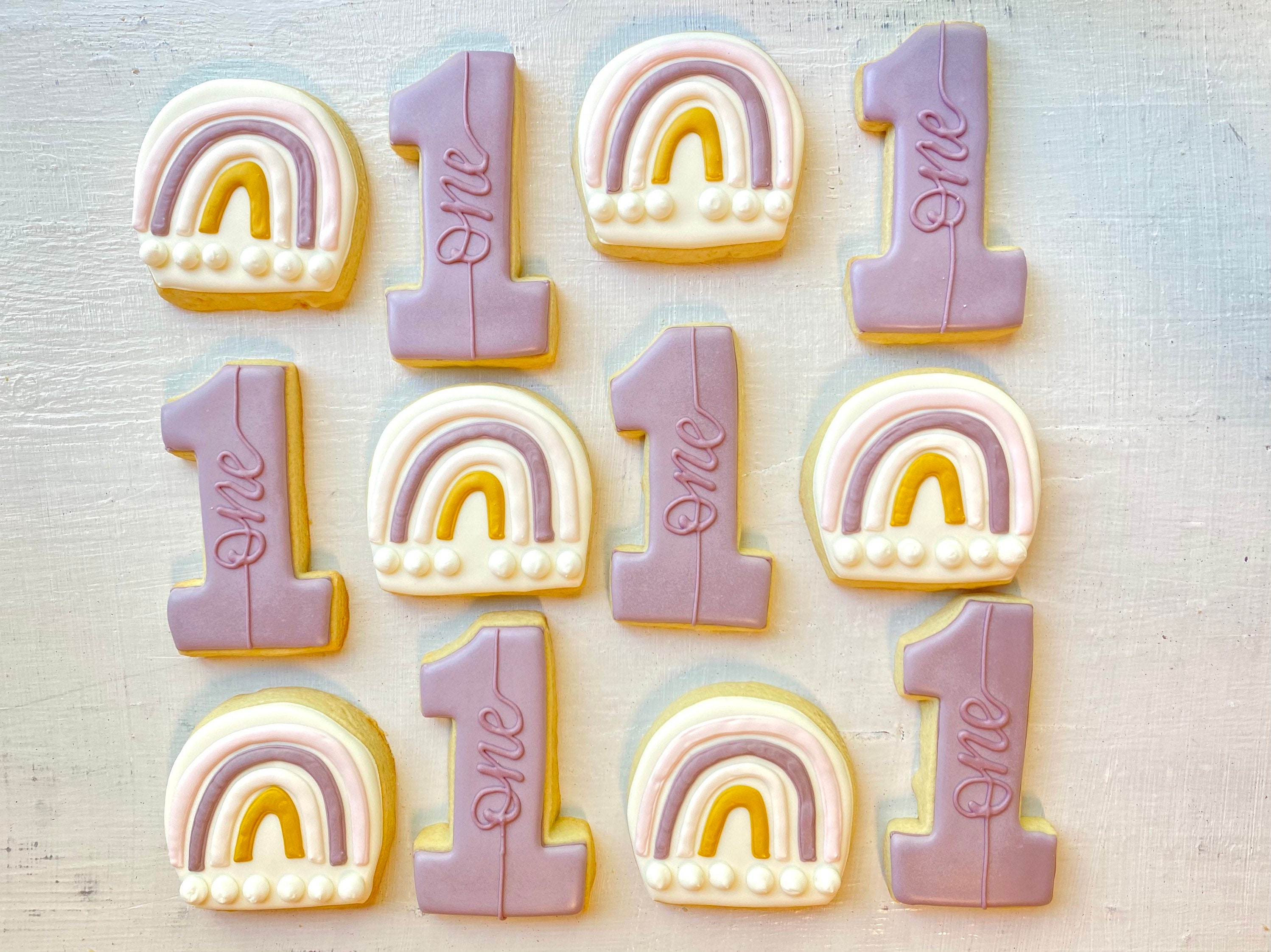 Boho Rainbow Cookies | Etsy