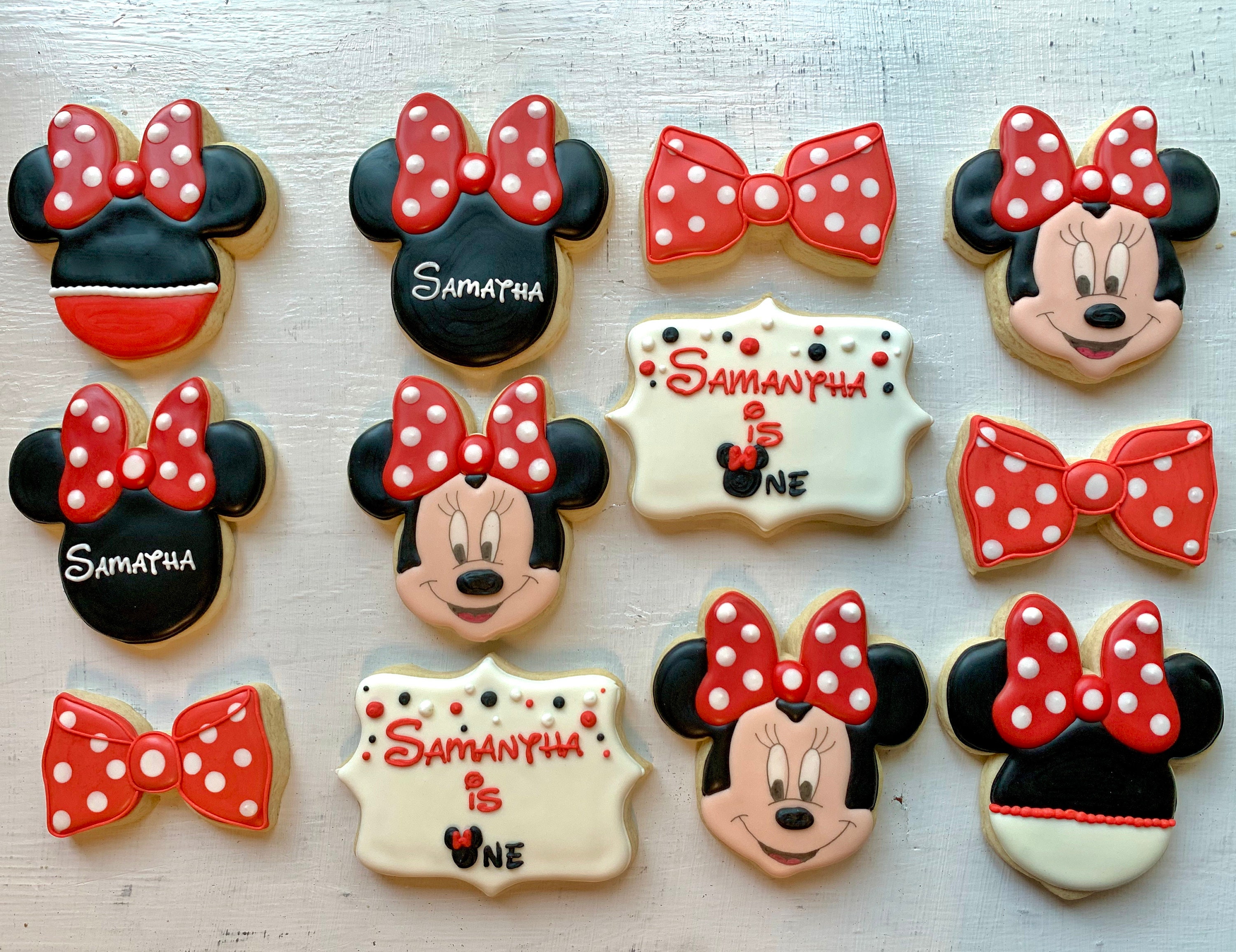Inspired by Minnie Mouse Cookies | Etsy