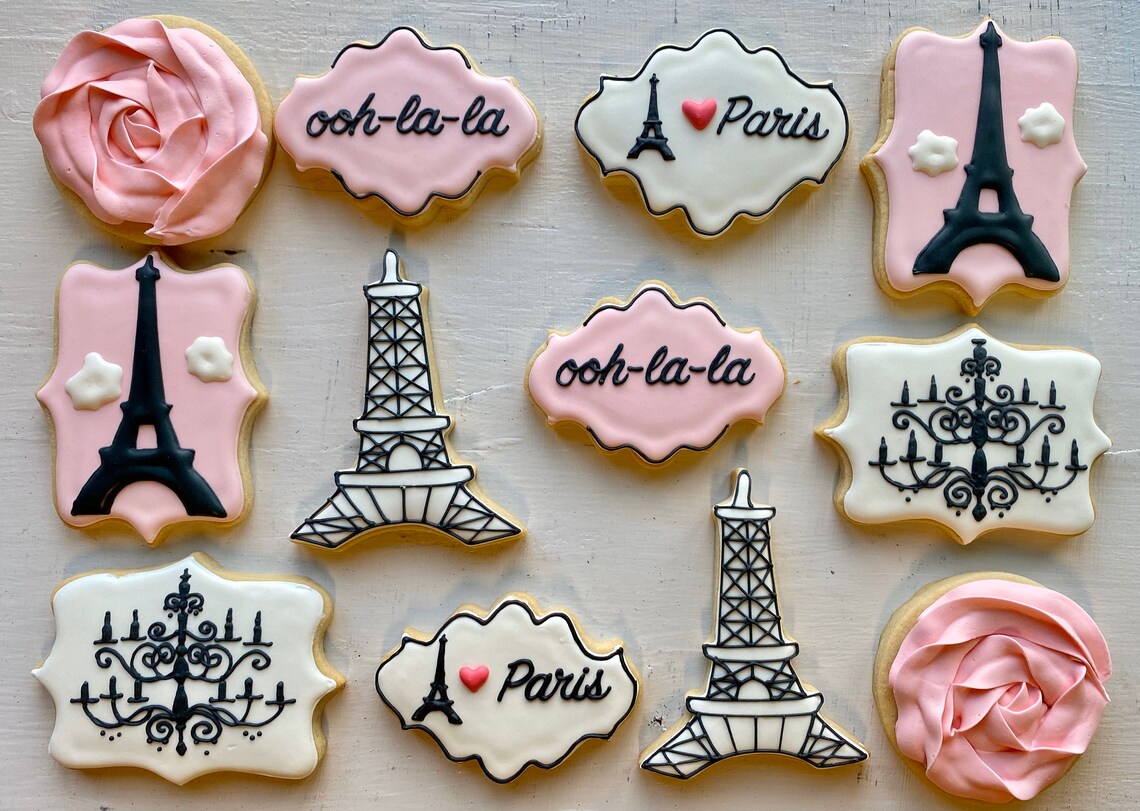 Paris Cookies | Etsy