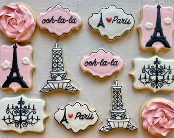 Paris Cookies | Etsy