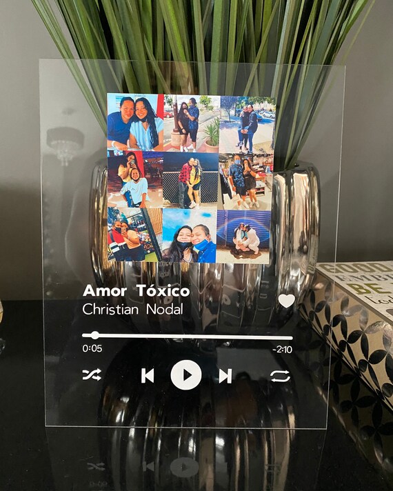 Custom Spotify 8x10 Song Sign Acrylic Music Album Cover | Etsy