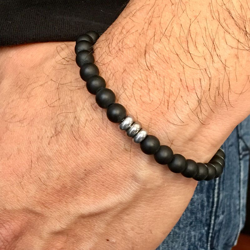 Men Beaded Bracelet - Etsy