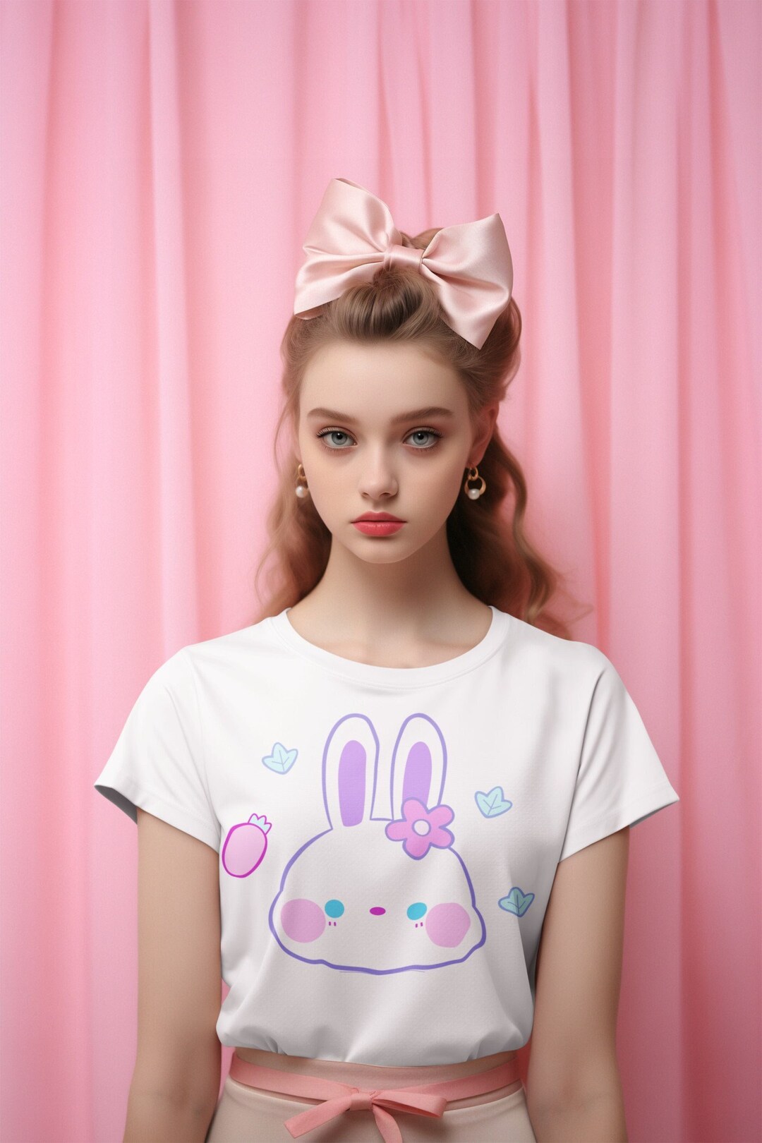 Bunny Cute Fairy Kei Magical Girl Yume Kawaii Pastel Goth Anime Women's ...
