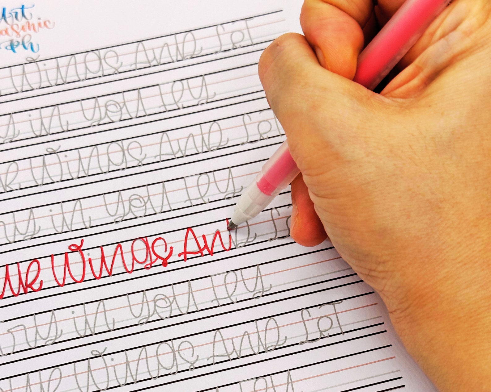 Monoline Lettering Bundle, Monoline Calligraphy and Procreate ...