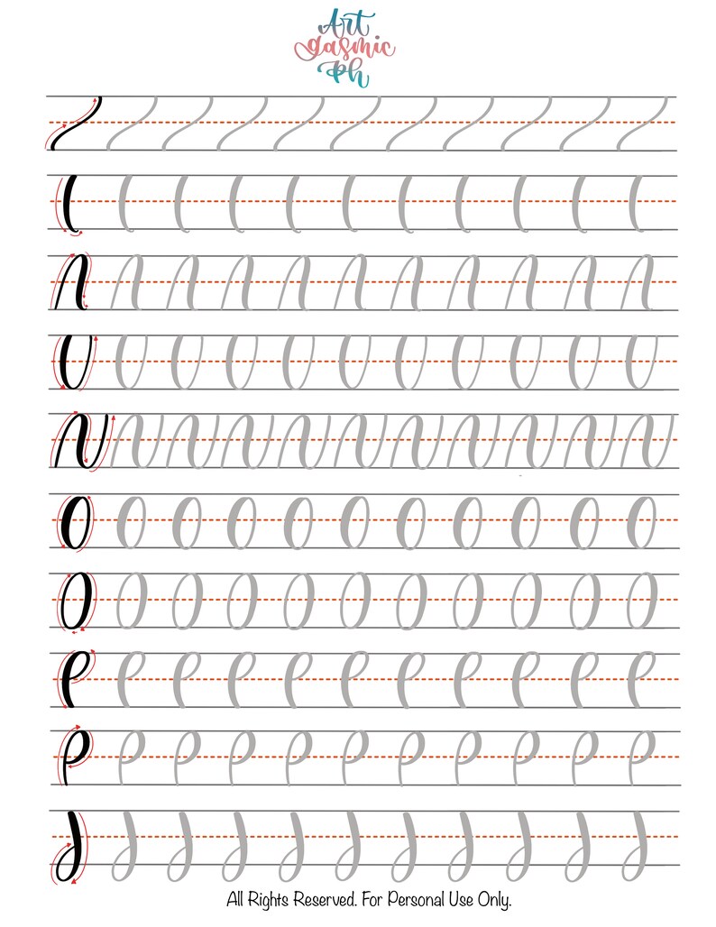 Brush Pen Calligraphy Worksheets 50 Pages of Quotes and Mantras Writing ...