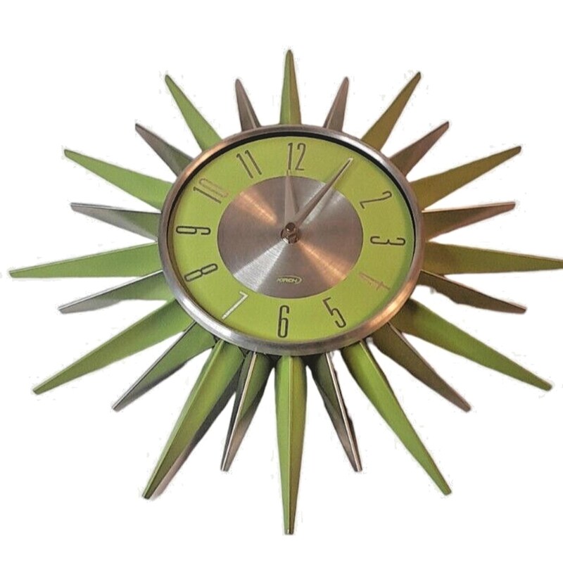 Starburst Clock - Etsy