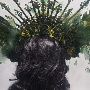 Earth Goddess Headpiece, Fantasy Crown - Etsy