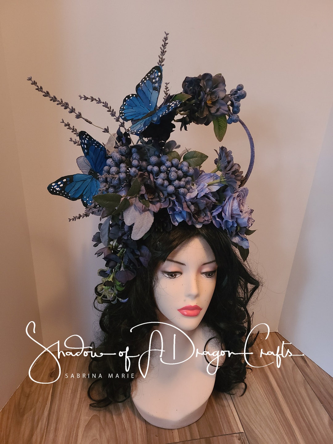 Fairy Headpiece, Blue Fairy, Blueberry Fairy - Etsy