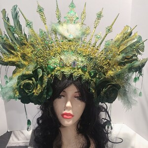 Earth Goddess Headpiece, Fantasy Crown - Etsy