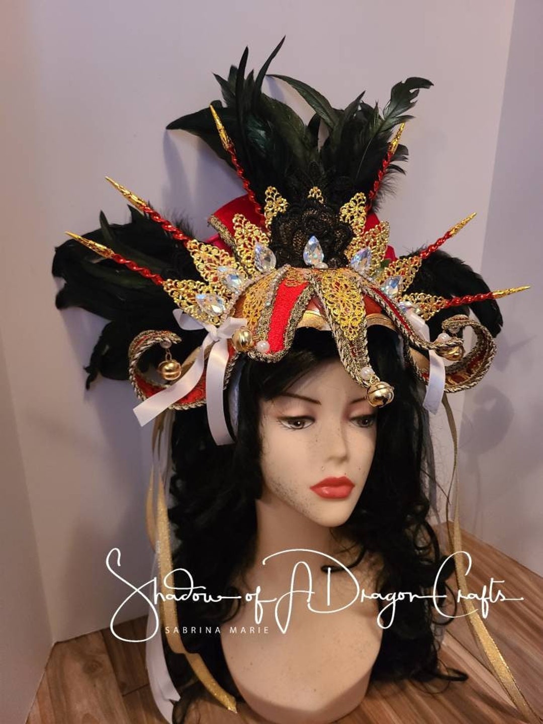 Geisha Feather Headpiece Fascinator - Etsy
