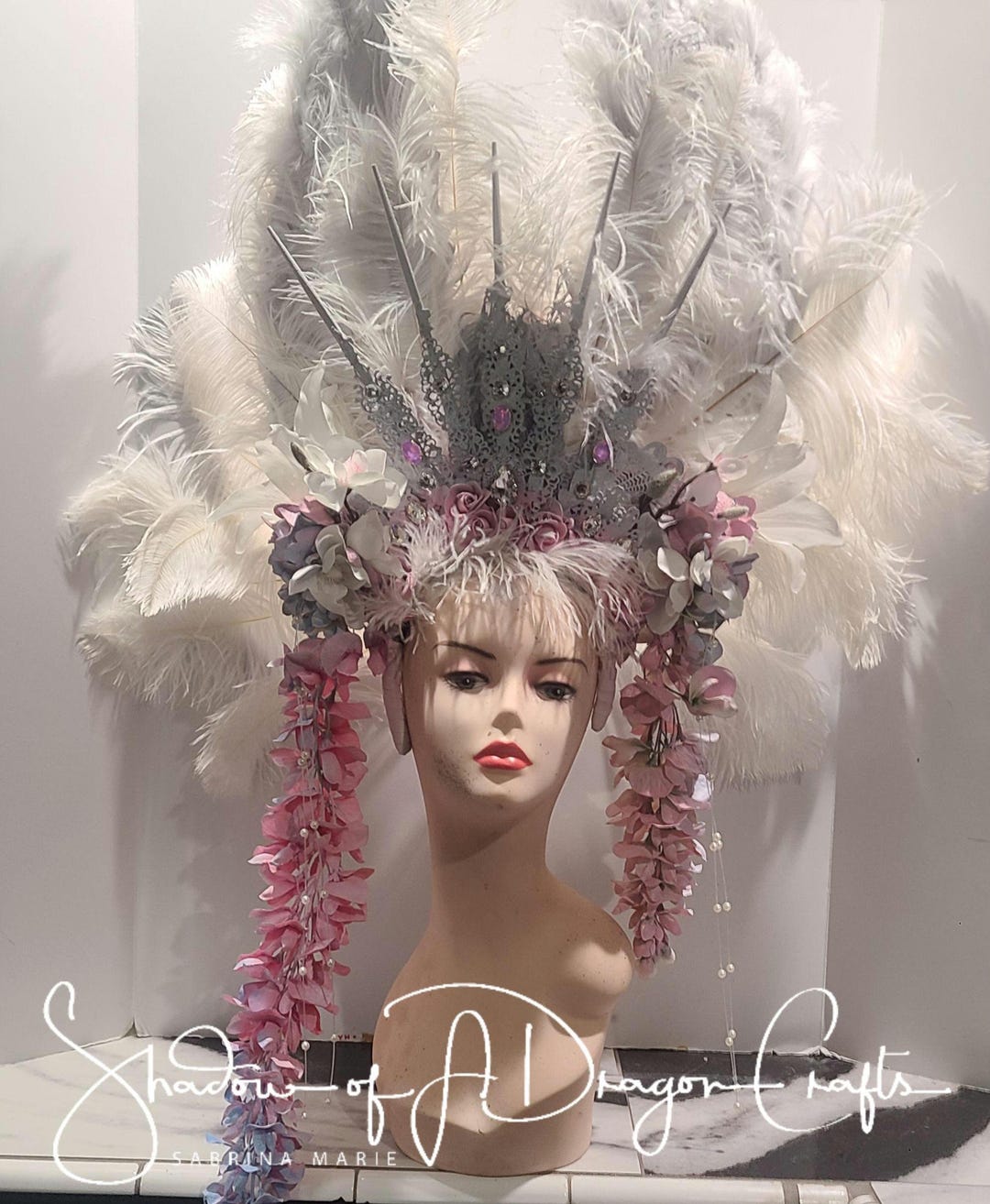 Extra Large Wing Headpiece - Etsy