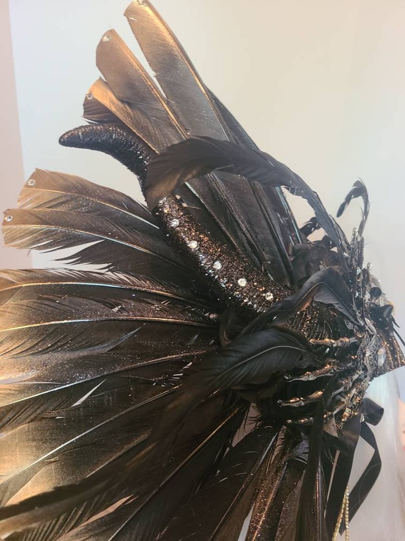 Horned Dragon Headpiece Statement Headdress - Etsy