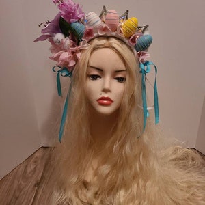 Easter Headpiece, Fascinator, Fantasy Crown, Fae - Etsy