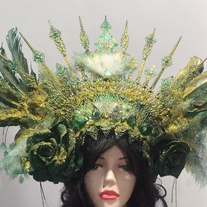Earth Goddess Headpiece, Fantasy Crown - Etsy