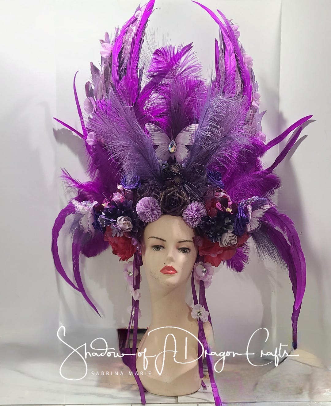 Made to Order Extra Large Wings Headpiece - Etsy
