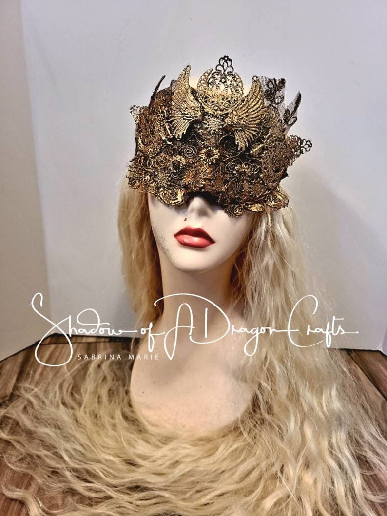Blind Filigree Mask Fascinator - Etsy