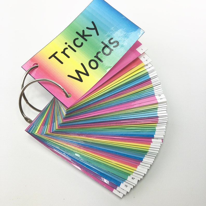 Printable Kindergarten Tricky Word Flash Cards - Digital File - Etsy
