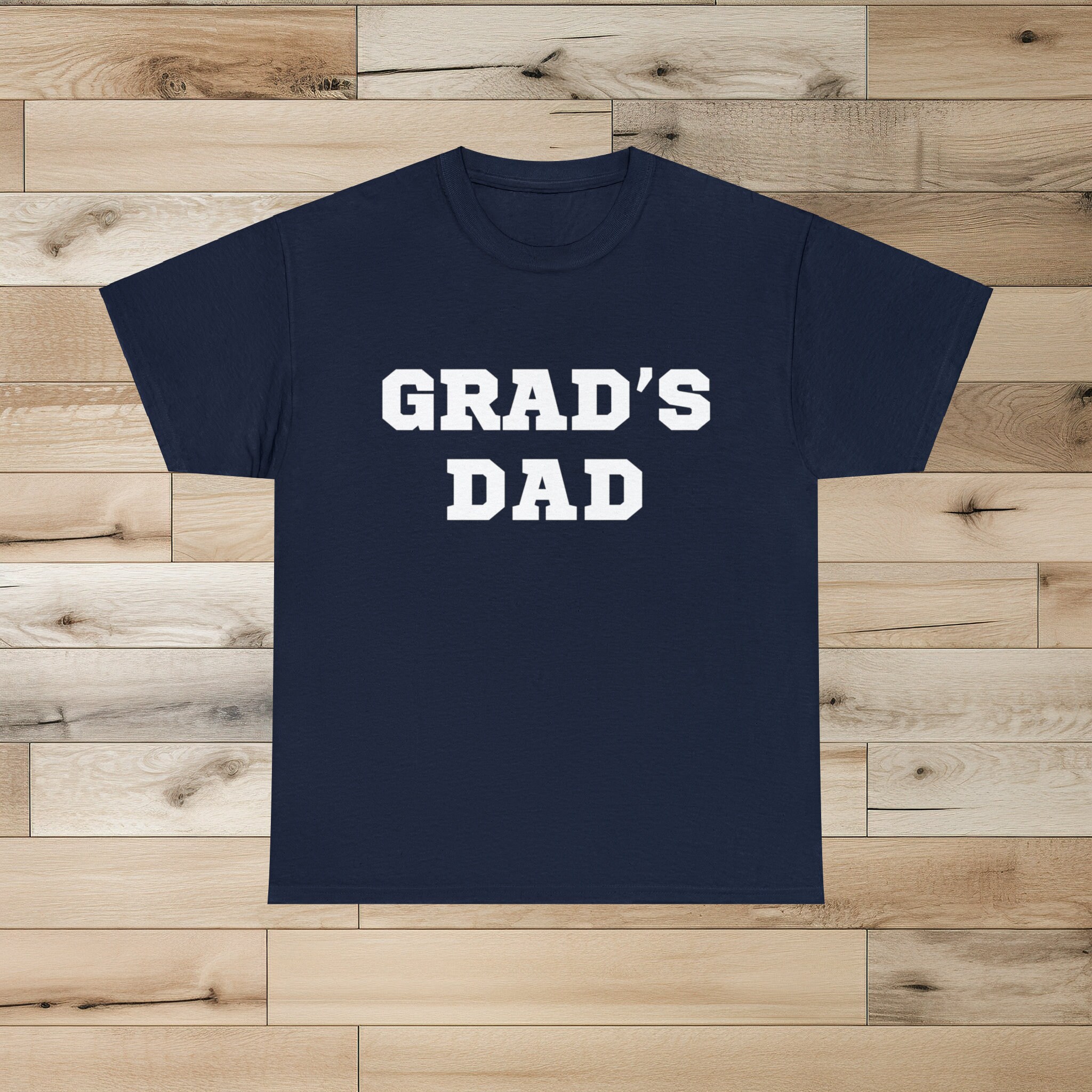 Grad's Dad Cotton T-shirt Graduation Shirt for Dad, Father's Day Gift ...