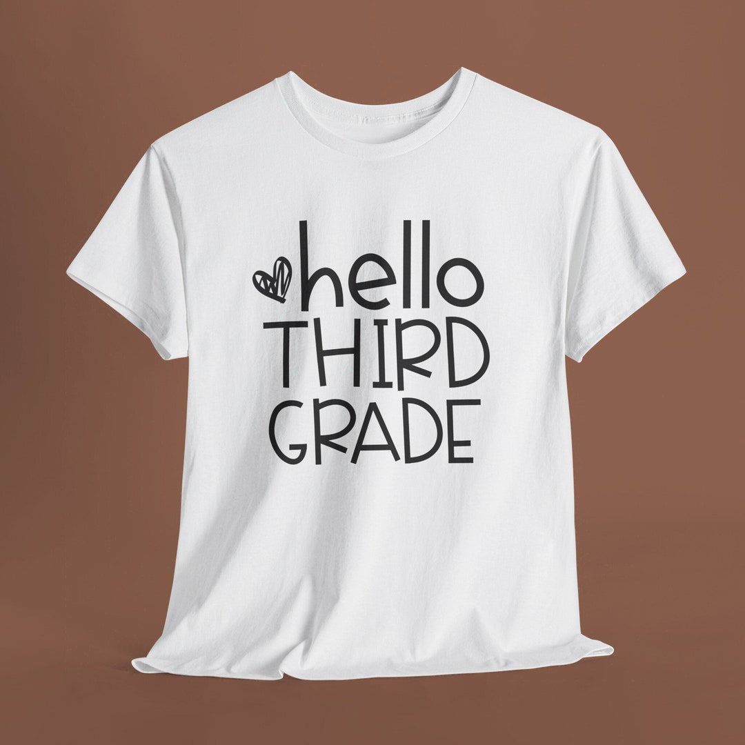 Hello Third Grade, Hello 3rd Grade, First Day of School, Welcome Back ...