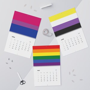 Pride Flags Wall Calendar 2025, LGBTQ+ Pride, Gift Idea, Home Decor ...