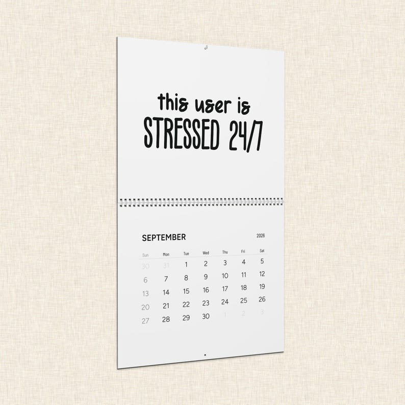 The Anti-inspirational 2026 Wall Calendar, Funny Office Humor ...